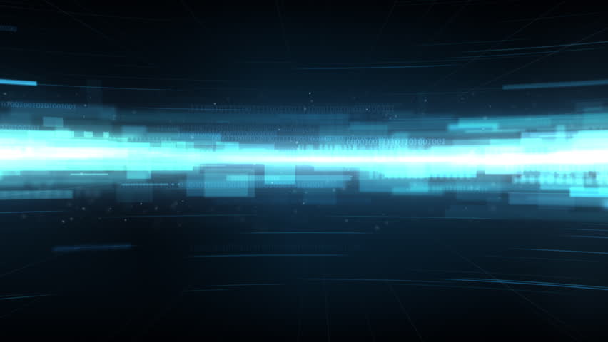 shiny abstract digital data stream loop Stock Footage Video (100% ...