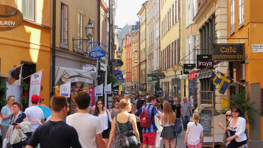Stockholm - Sweden, August 2015: Stock Footage Video (100% Royalty-free ...