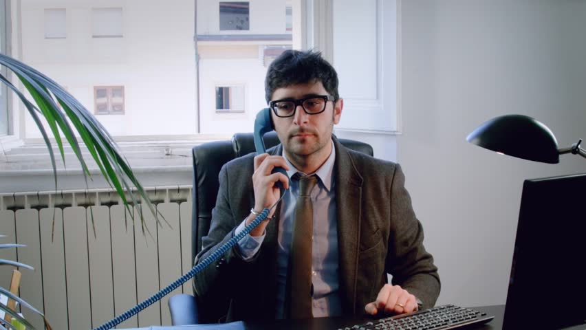 Italian Business Man or Lawyer Stock Footage Video (100% Royalty-free ...