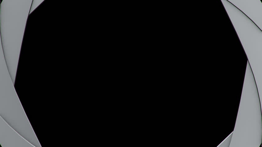 animation camera shutter aperture transition seamless Stock Footage ...