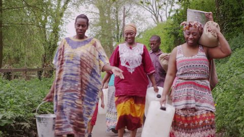 African Family Members Different Generations Work Stock Footage Video ...