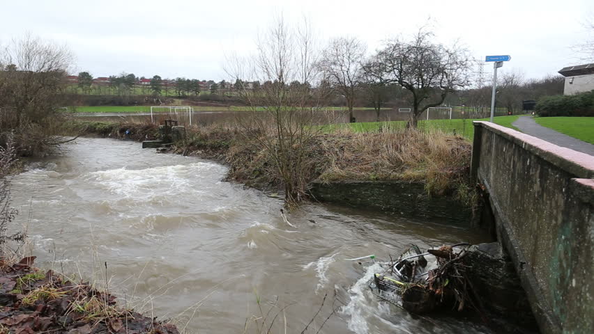 Dighty Burn Drumgeith Park Dundee Scotland Stock Footage Video (100% ...