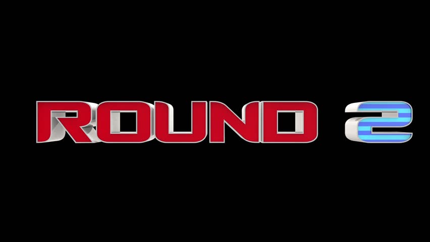 Round 2 Words 3d Rendering Stock Footage Video (100% Royalty-free ...