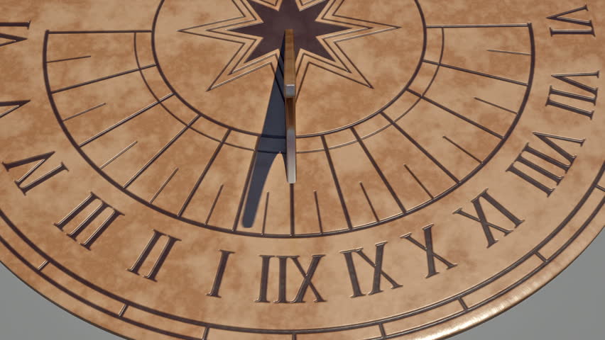 sundial time-lapse full day animation Stock Footage Video (100% Royalty ...