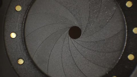 Changing Aperture Iris Setting On Camera Stock Footage Video (100% ...