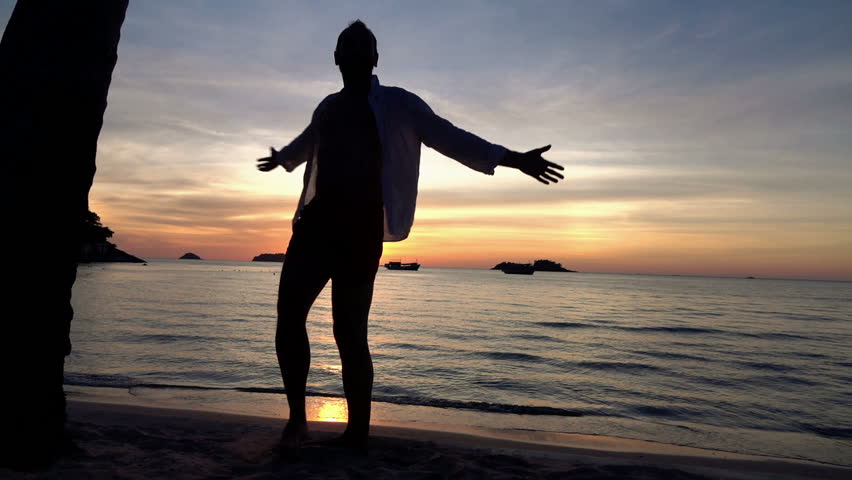 Young, Happy Man Turning Around Stock Footage Video (100% Royalty-free ...