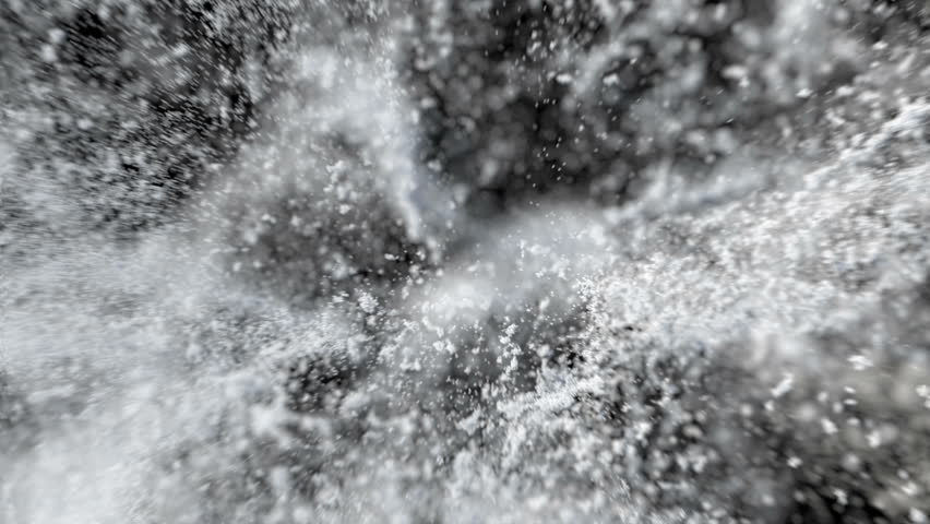 Snow Explosion with Shallow Depth Stock Footage Video (100% Royalty ...