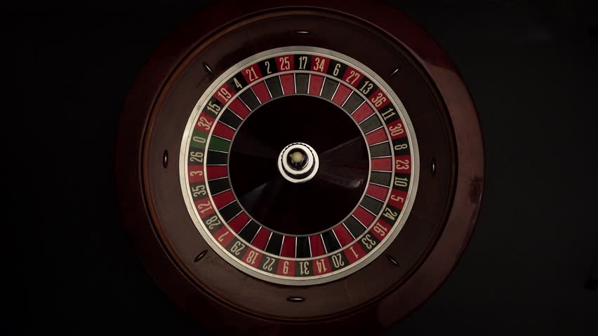 Classic Roulette Spinning Wheel, White Stock Footage Video (100% ...