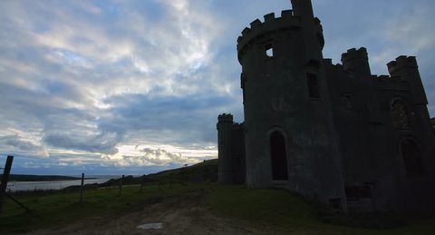 Clifden Castle Castle Demesne Ruined Manor Stock Footage Video (100% ...