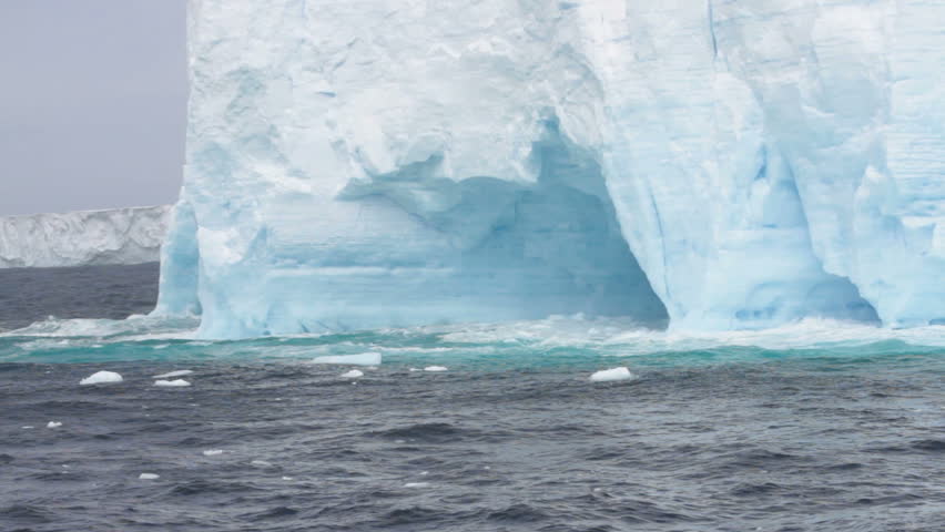 Large arching iceberg in Antarctica image - Free stock photo - Public ...