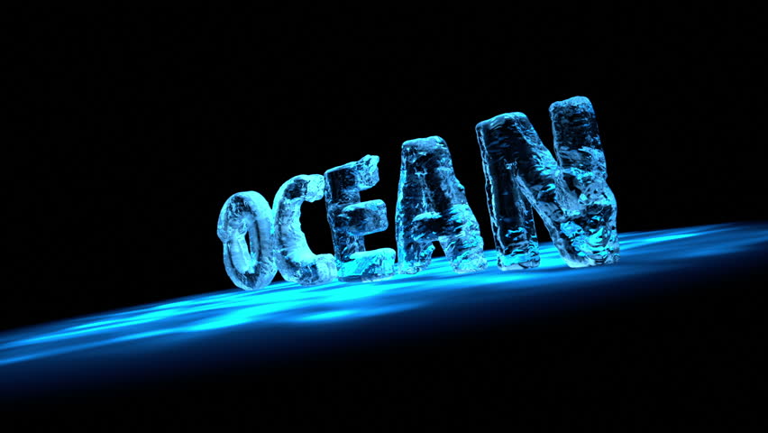 liquid title ocean - version water Stock Footage Video (100% Royalty ...