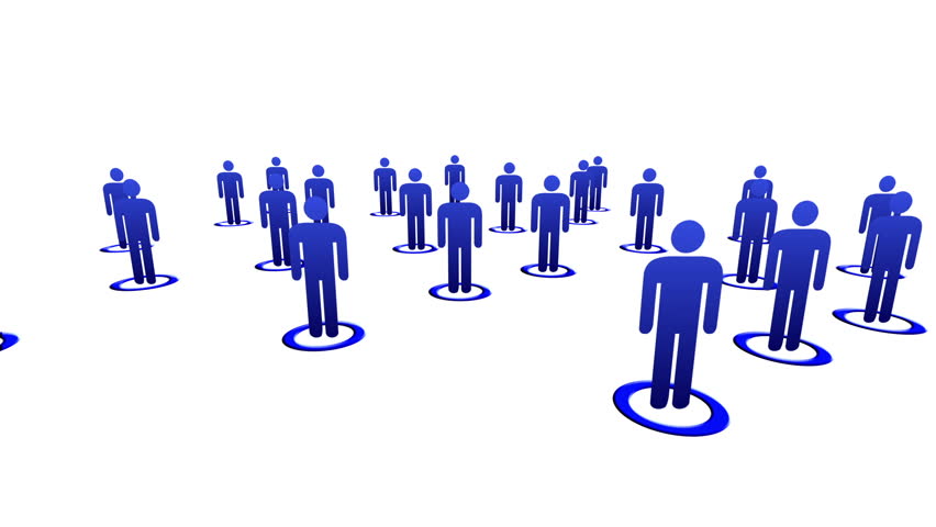 Network Connections Animation. Stock Footage Video (100% Royalty-free ...