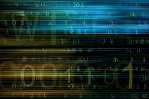 Doors Open On Binary Codes Flashing Stock Footage Video (100% Royalty ...