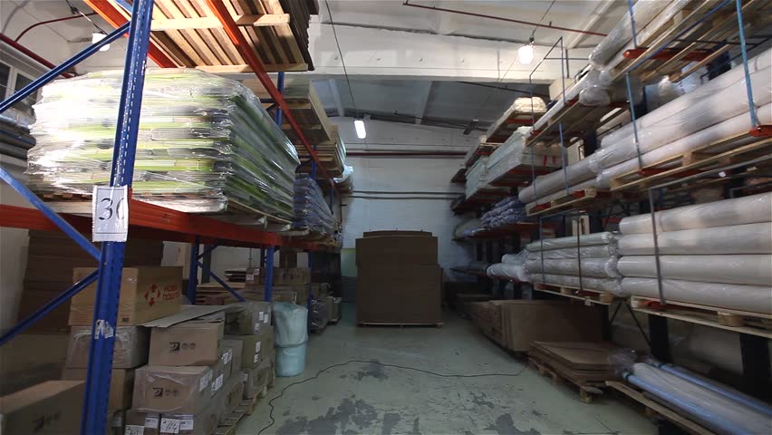 The Warehouse of Raw Materials, Stock Footage Video (100% Royalty-free ...