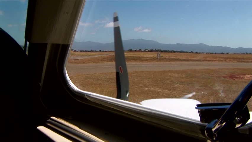 Airplane Propeller Starting up On Stock Footage Video (100% Royalty ...