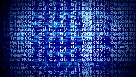 Camera Flyby Throught Lines Ruby Code Stock Footage Video (100% Royalty ...