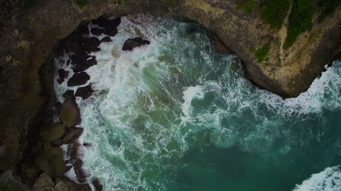 Aerial Fly Over Archer Bay Barbados Stock Footage Video (100% Royalty ...