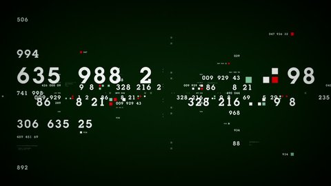data numbers - number values passing Stock Footage Video (100% Royalty ...