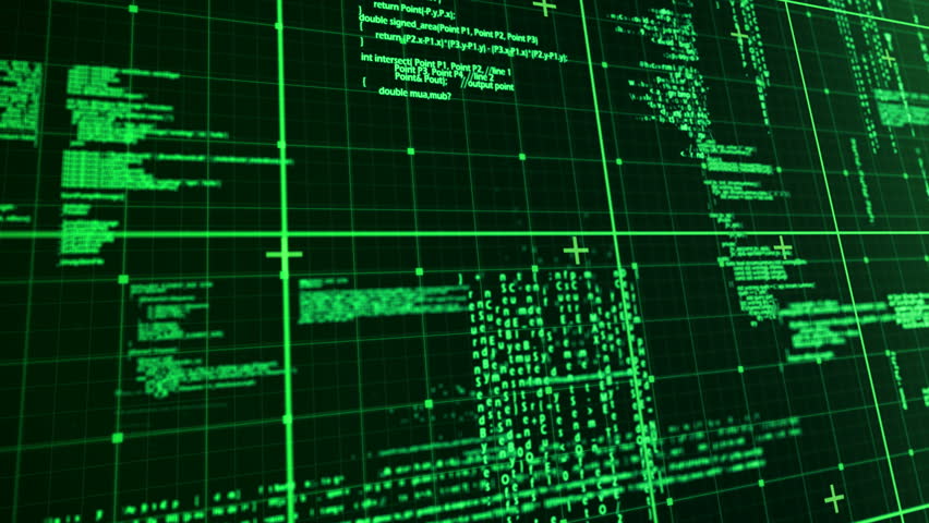 digital animation green matrix Stock Footage Video (100% Royalty-free ...