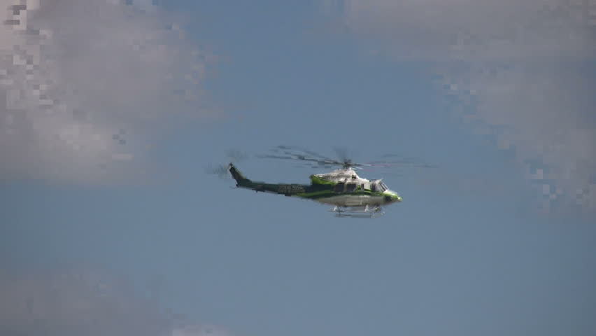 Miami Dade Fire Rescue Helicopter Stock Footage Video (100% Royalty ...