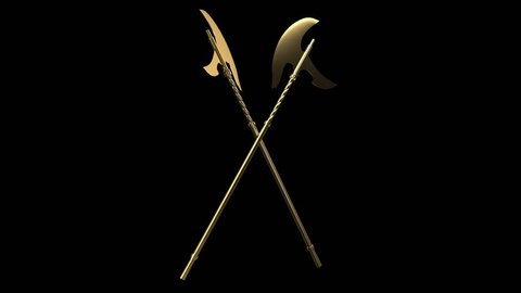 Gold Halberd Stock Footage Video (100% Royalty-free) 1444666 | Shutterstock