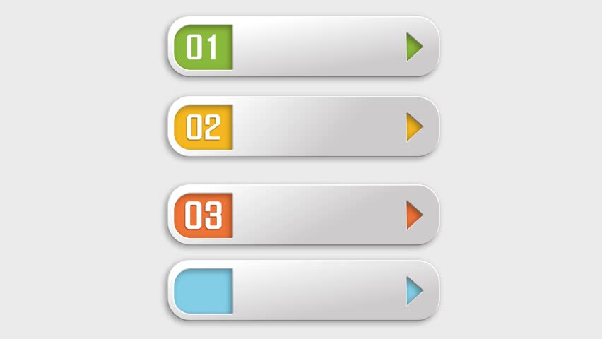 buttons abstract design motion graphic info Stock Footage Video (100% ...