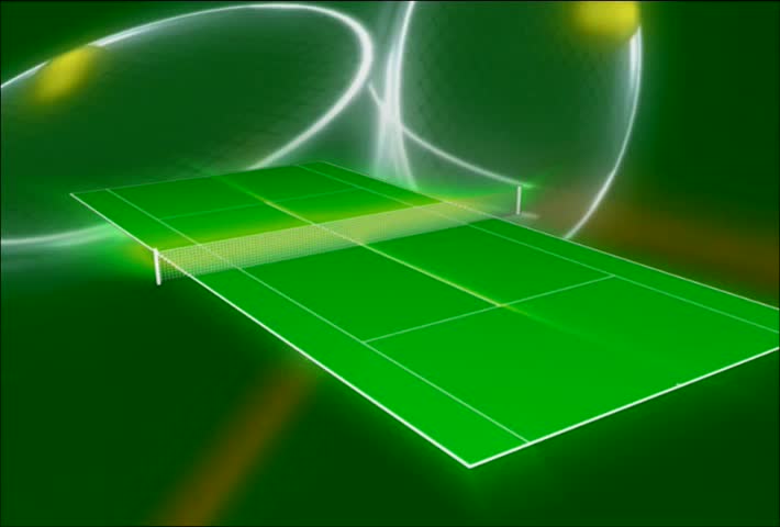 animation tennis court Stock Footage Video (100% Royalty-free) 1451026 ...