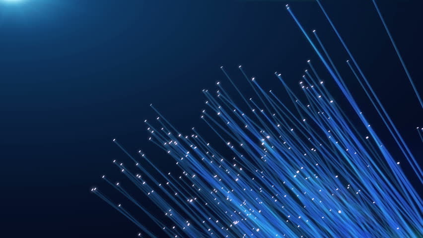Optical Fibers Animation, Abstract Motion Stock Footage Video (100% ...