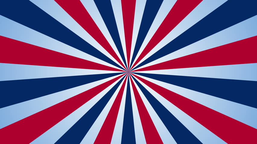 Patriotic Radial Stripes On the Stock Footage Video (100% Royalty-free ...