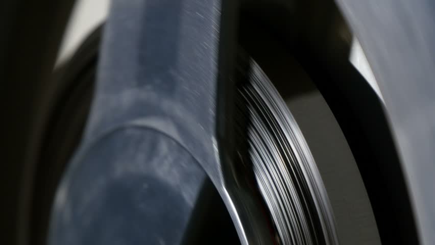 four heavy elevator hoist ropes on Stock Footage Video (100% Royalty ...