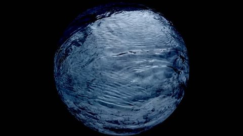 abtract visual liquid sphere fluid simulation Stock Footage Video (100% ...