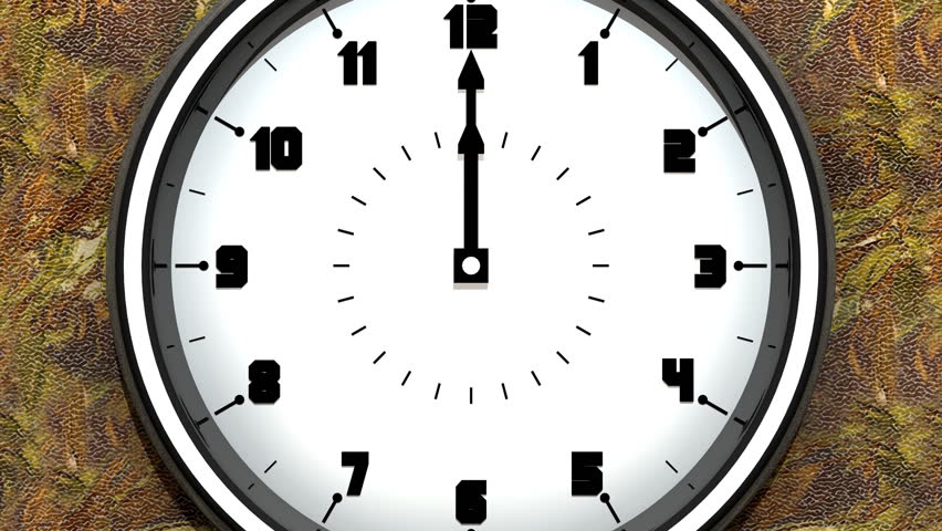 Clocks Covering 24 Hours 3d Stock Footage Video (100% Royalty-free ...
