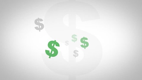 4k Dollar Sign Concepts Green Stock Footage Video (100% Royalty-free ...