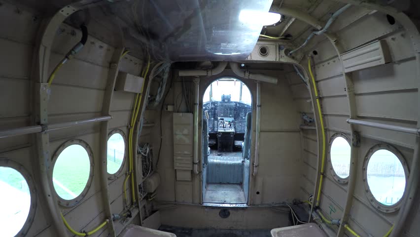 walking through plane towards old ancient Stock Footage Video (100% ...