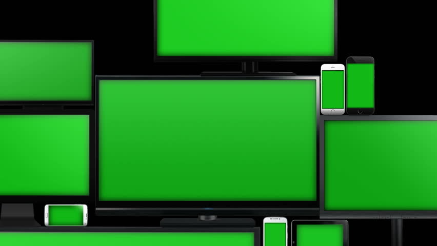 Many Different Types of Screens. Stock Footage Video (100% Royalty-free ...