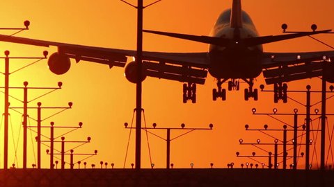 Big Jet Airplane Flying Over Sky Stock Footage Video (100% Royalty-free ...