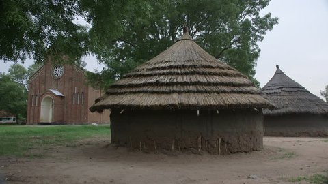 Tukul Huts Church South Sudan Stock Footage Video (100% Royalty-free ...