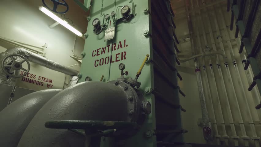 Large Plate Cooler of Ships Stock Footage Video (100% Royalty-free ...