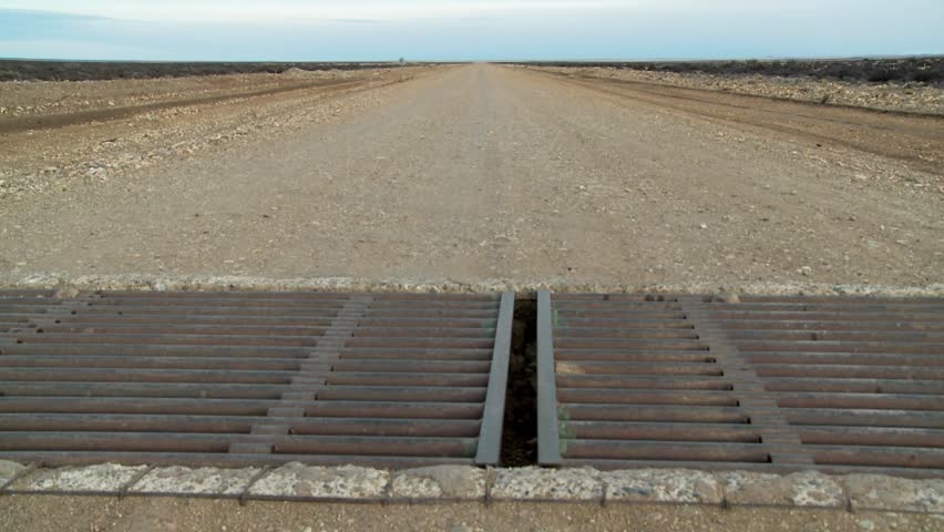 steel metal grate cattle guard on Stock Footage Video (100% Royalty ...