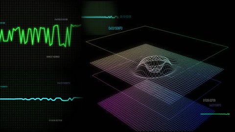 Screen Computer Wave Stock Footage Video (100% Royalty-free) 1481746 ...