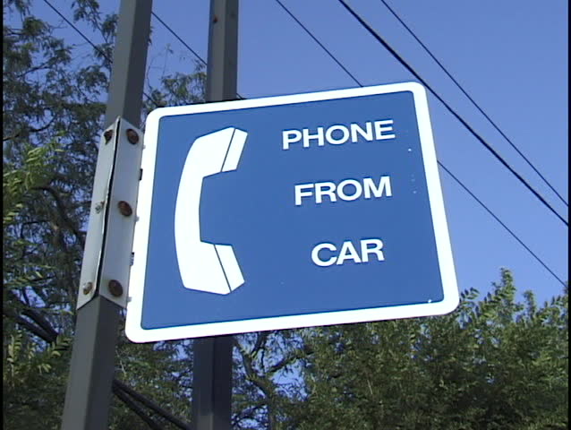 phone car sign Stock Footage Video (100% Royalty-free) 1484 | Shutterstock