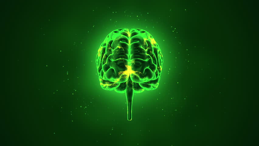 abstract background animation rotation human brain Stock Footage Video ...