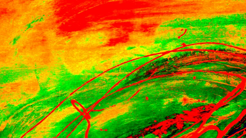 Fantastic Video Static Red Green Stock Footage Video (100% Royalty-free ...