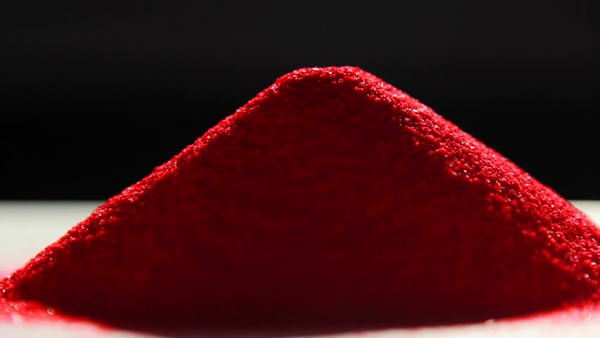 Red Colored Kinetic Sand Pouring Stock Footage Video (100% Royalty-free ...