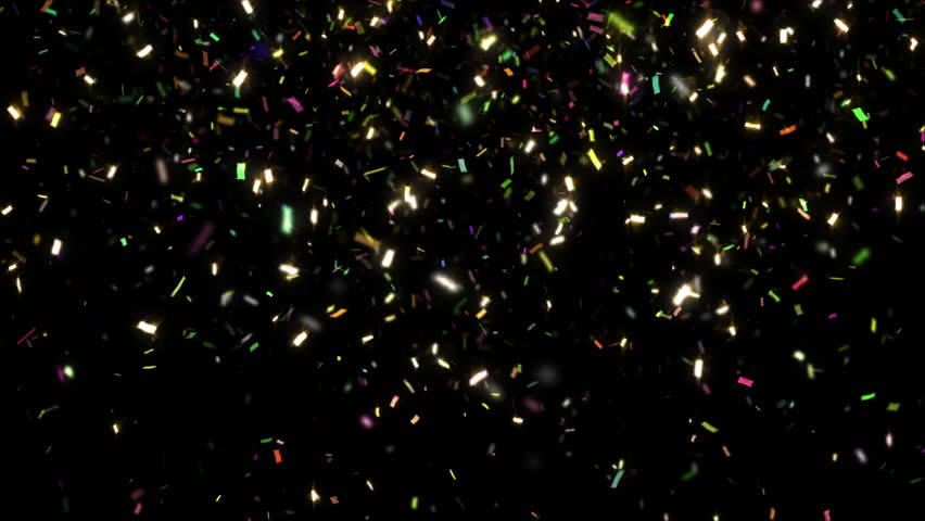 Confetti Falling Down, Animation Stock Footage Video (100% Royalty-free ...