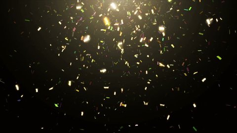 Confetti Falling Down Animation Stock Footage Video (100% Royalty-free ...