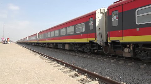 Luanda Train Station Time Lapse Medium Stock Footage Video (100% ...