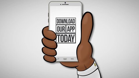 Download Our App Today Close Black Stock Footage Video (100% Royalty ...