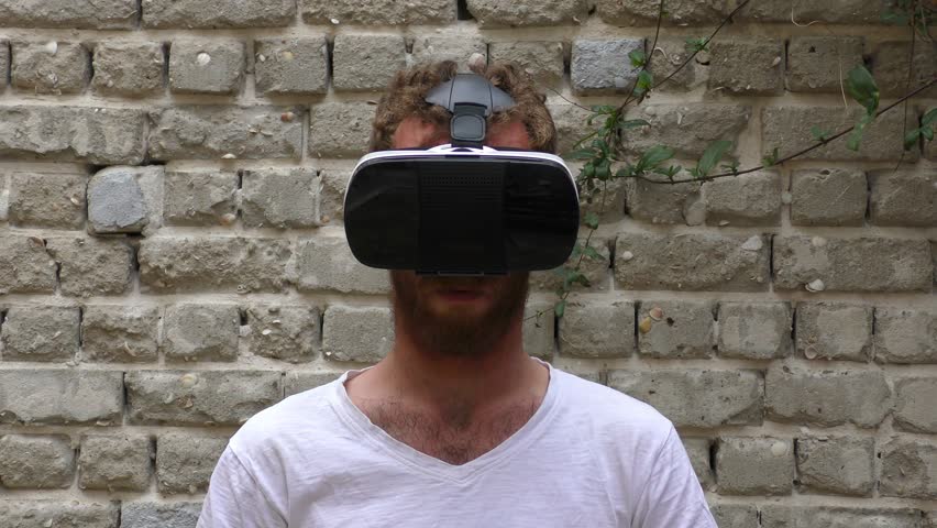 A Man Watches 360 Degree Stock Footage Video (100% Royalty-free ...