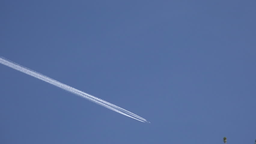 Airplane Plane Fly High in Stock Footage Video (100% Royalty-free ...